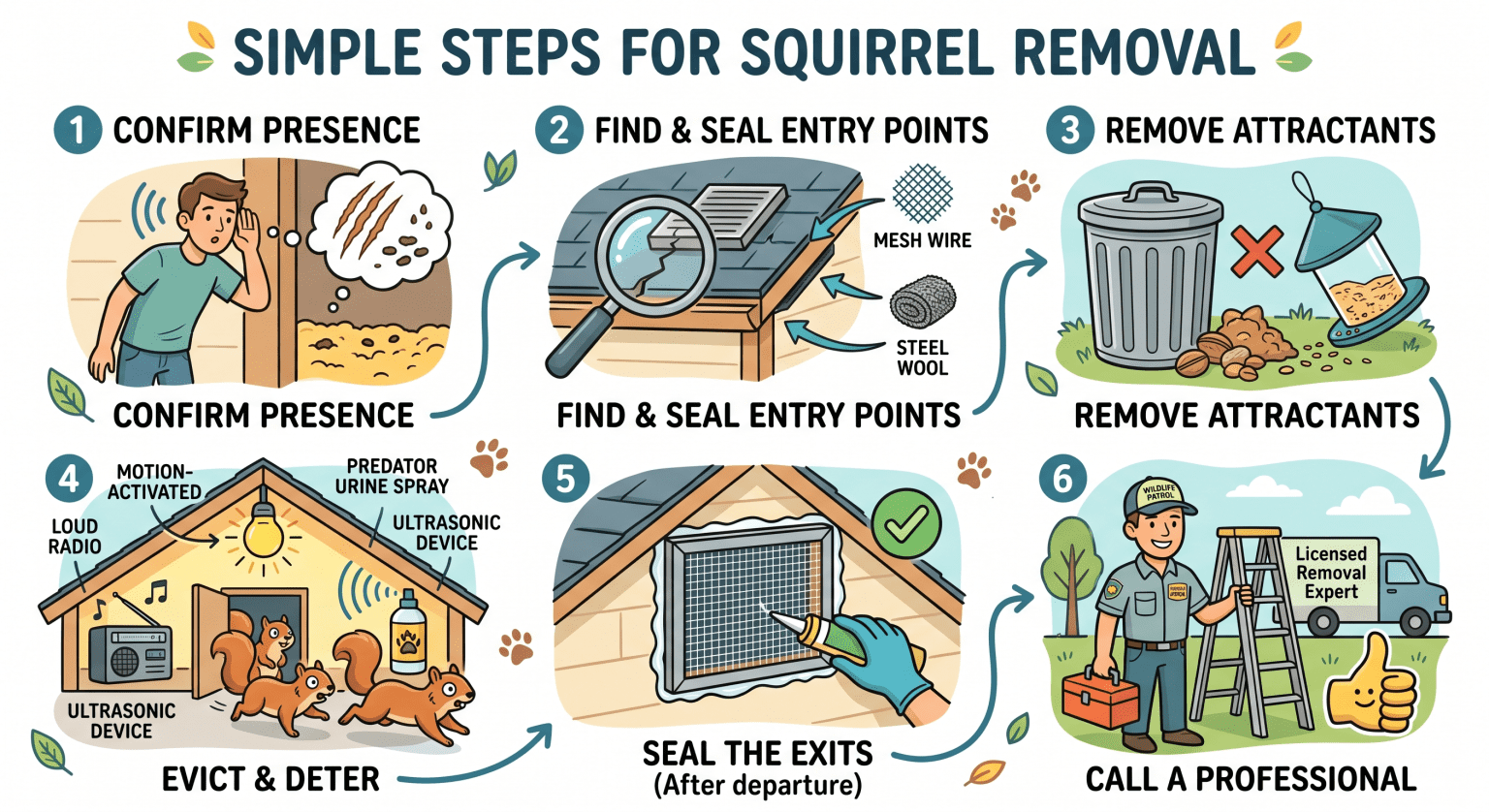 Expert Squirrel Control in Manchester, MI | Free Inspection